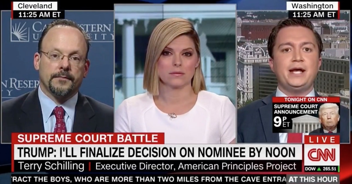 Terry Schilling on CNN Discussing Supreme Court Opening - American ...