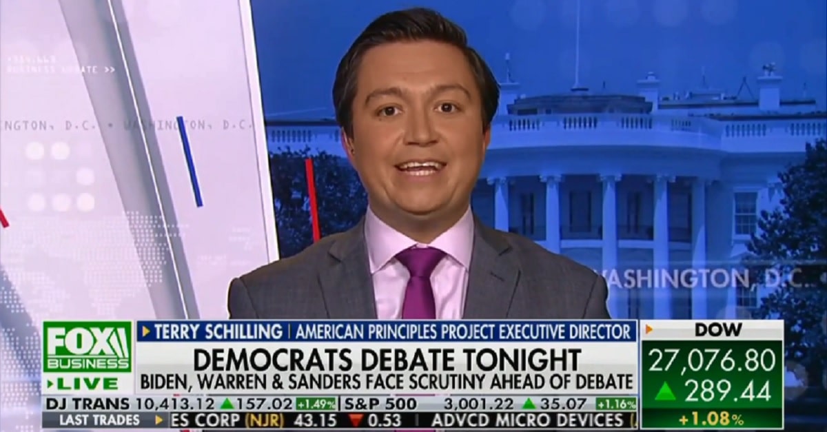 Terry Schilling on Fox Business Discussing 2020 Democratic Primary ...