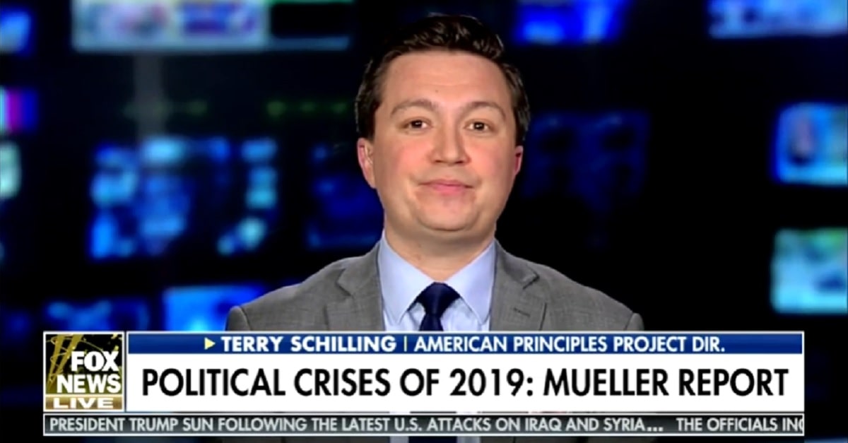 Terry Schilling on Fox News Discussing Political Crises of 2019 ...